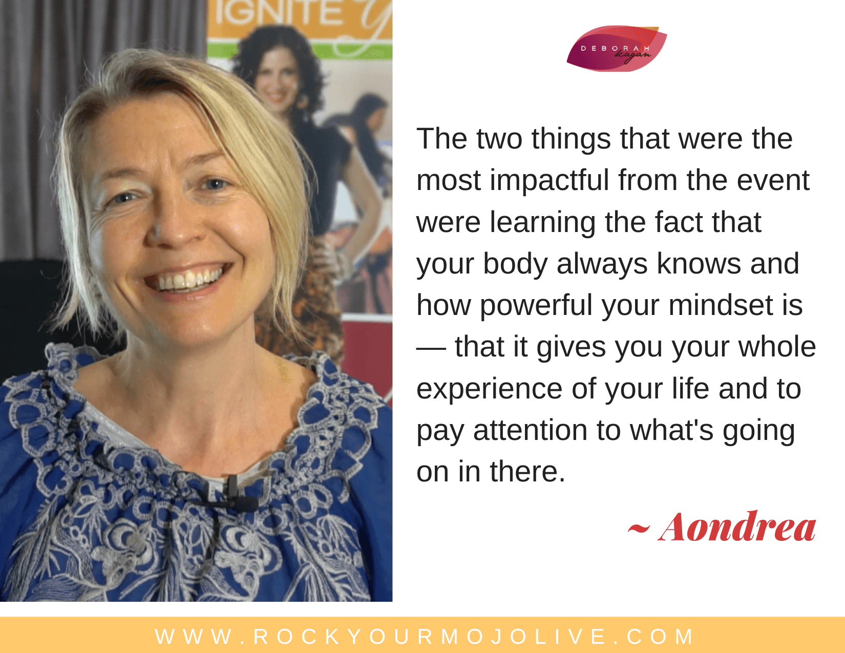 Deborah Kagan Presents Rock Your Mojo: Live! – The Transformational ...